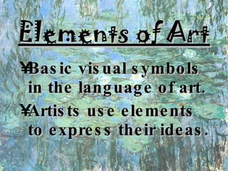 Elements principles of art | PPT