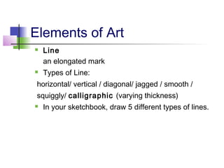 Elements & Principles of Design | PPT