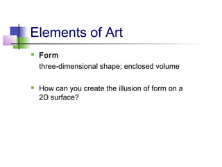 Elements & Principles of Design | PPT