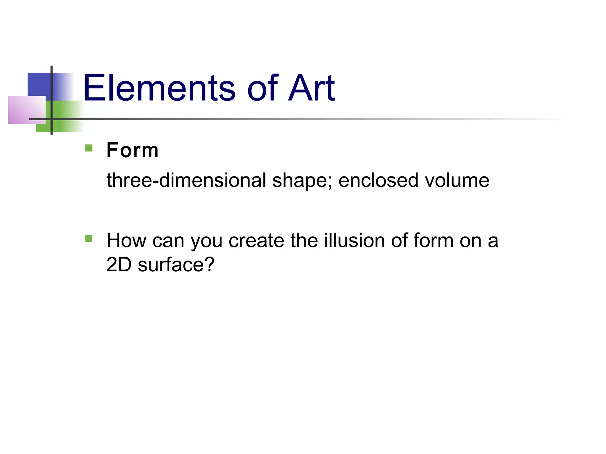 Elements & principles of art | PPT