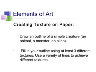 Elements & principles of art | PPT