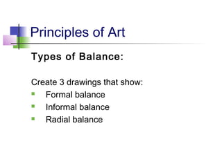 Elements & principles of art | PPT