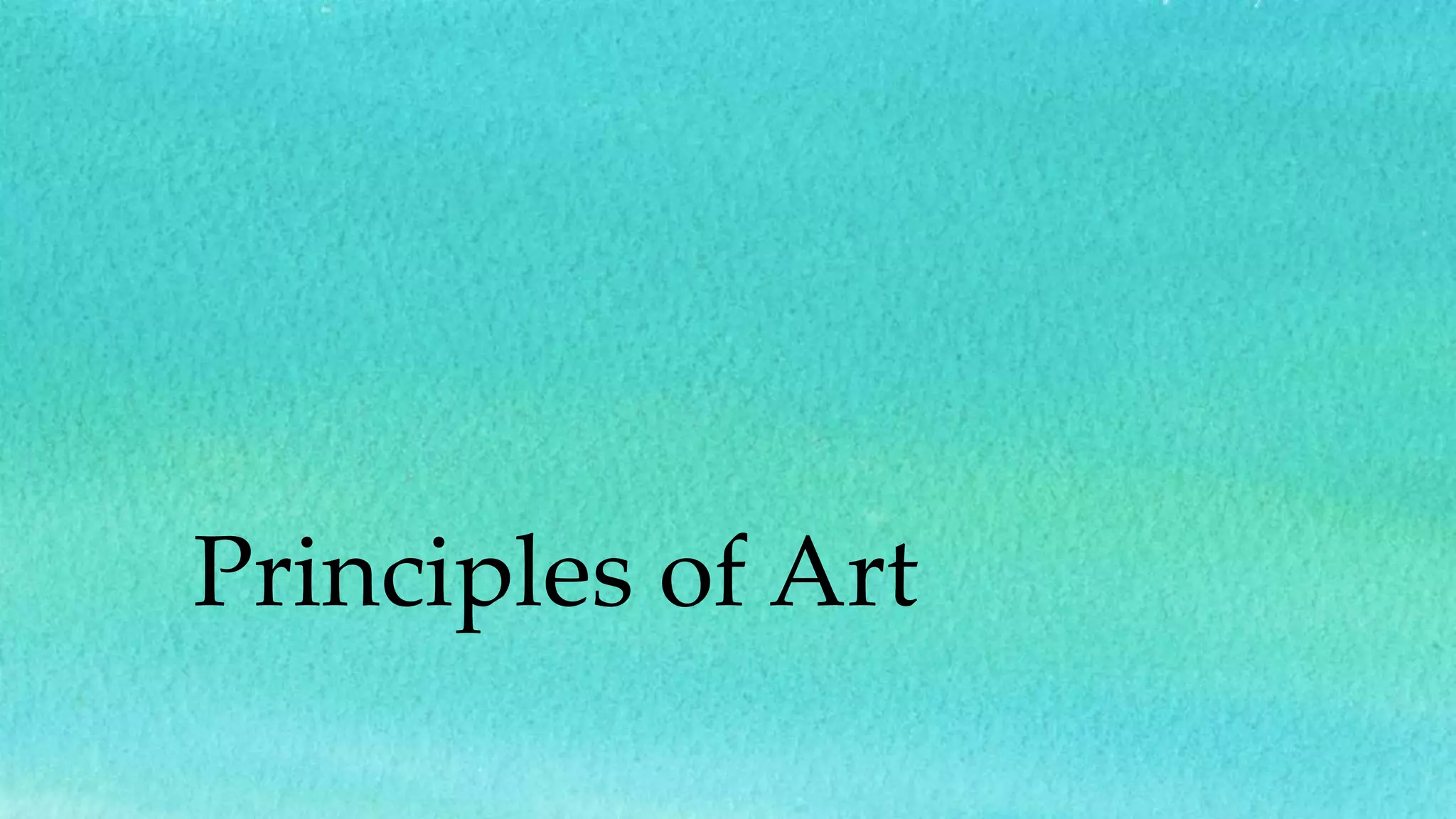 Elements & Principles of Art | PPTX