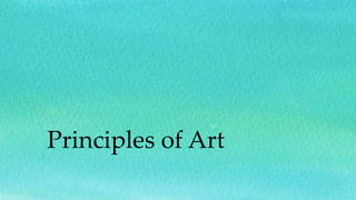 Elements & Principles of Art | PPTX