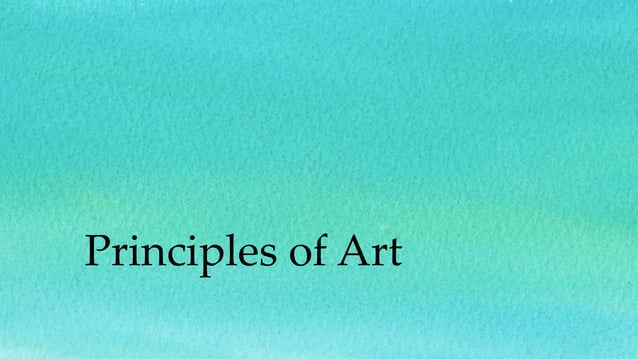 Elements & Principles of Art | PPTX