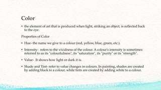 Elements & Principles of Art | PPTX