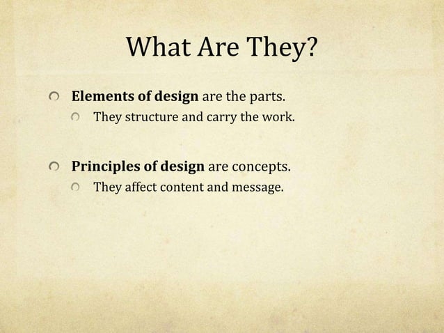 Elements & Principles of Art Design PowerPoint | PPTX