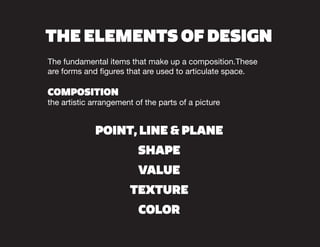 Elements & Principles of Design | PPT