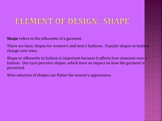 Elements & principles_of_design | PPT | Women\'s Outerwear | Women\'s ...