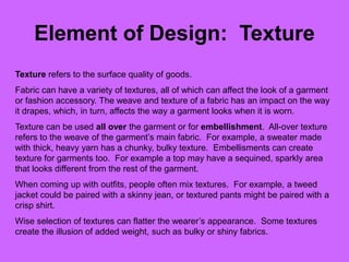 Elements_&_Principles_of_Design_New2pptx | PPTX | Women\'s Clothing ...