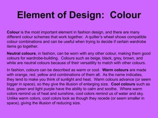 Elements_&_Principles_of_Design_New2pptx | PPTX | Women\'s Clothing ...