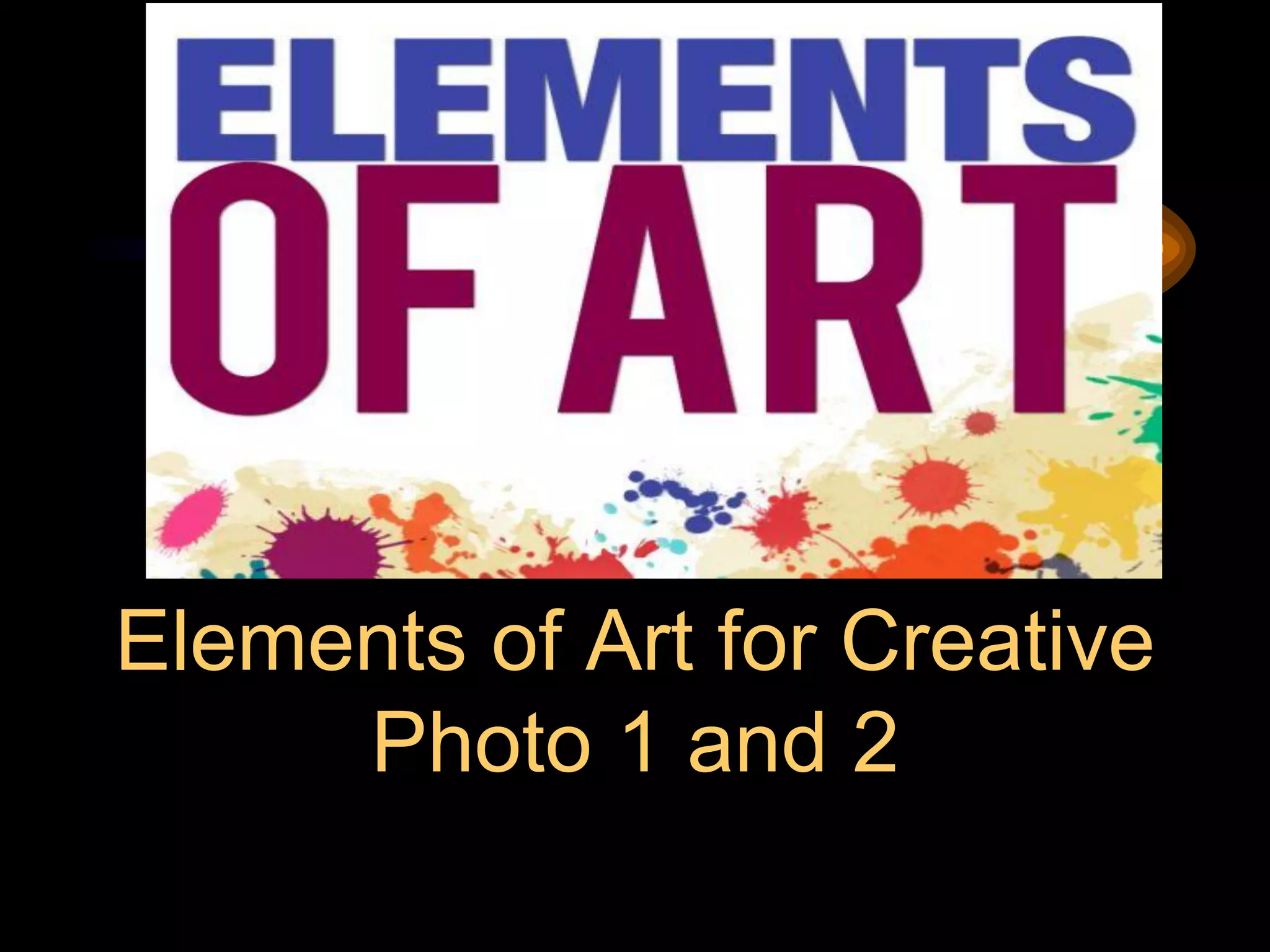 Elements of Art & Photography | PDF