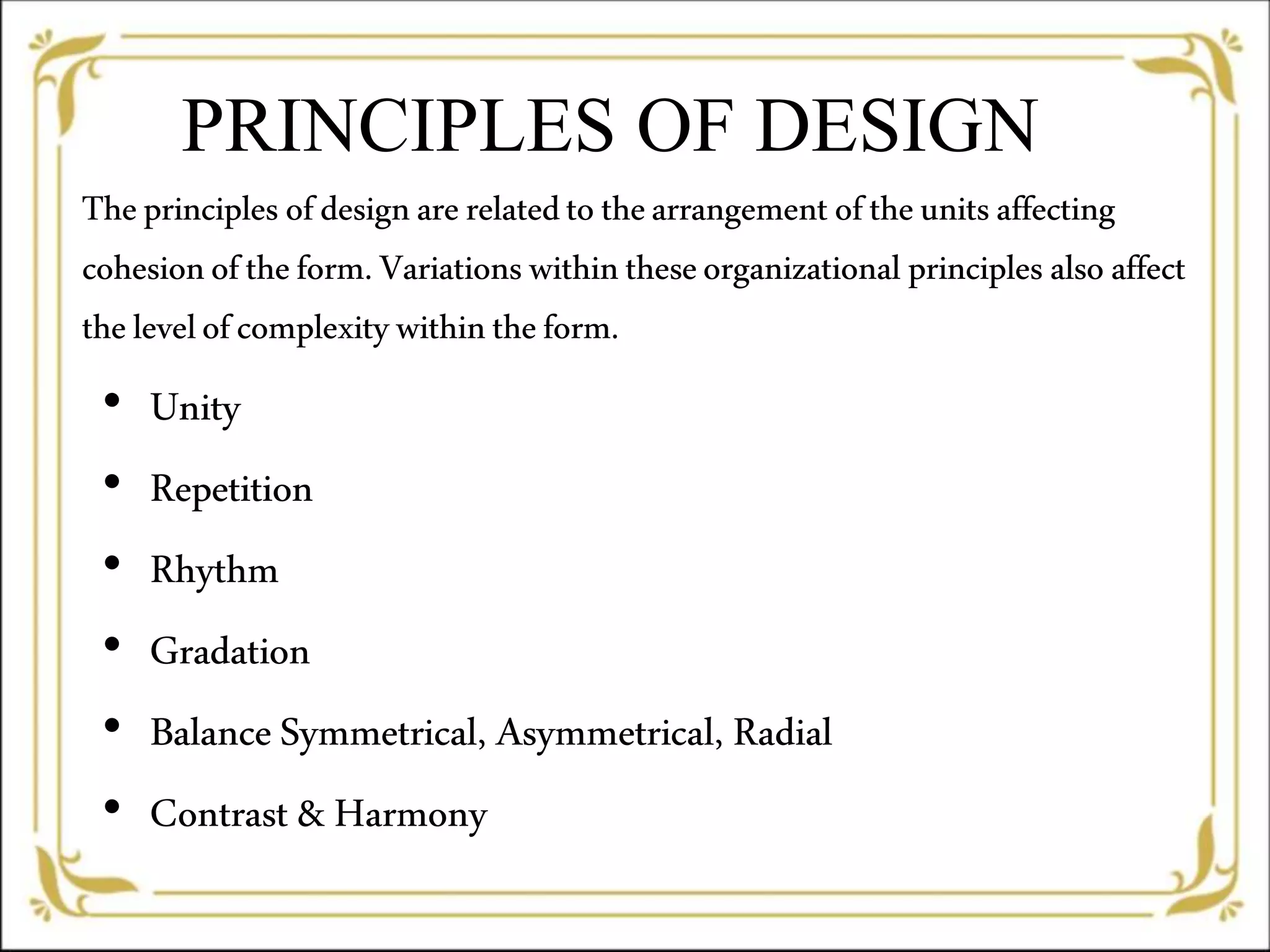 Elements and principles of design in context to Fashion | PDF