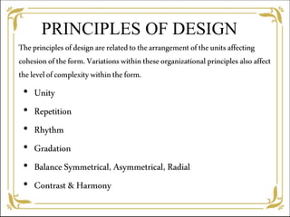 Elements and principles of design in context to Fashion | PPT