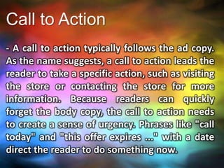 Elements of a print ad | PPTX