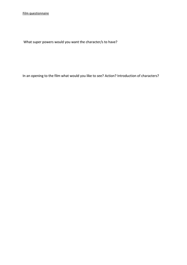 Elements questionnaire | DOCX