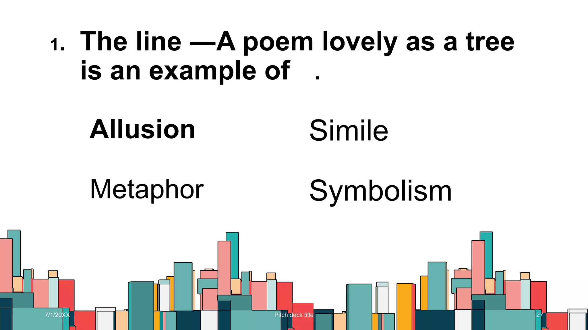 Elements, Techniques, and Literary Devices in Poetry | PPTX