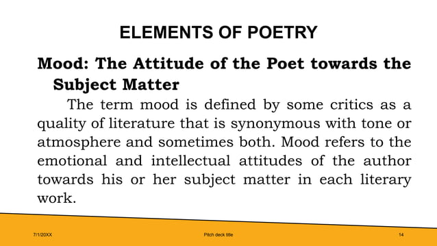 Elements, Techniques, and Literary Devices in Poetry | PPTX | Poetry ...