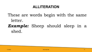 Elements, Techniques, and Literary Devices in Poetry | PPTX
