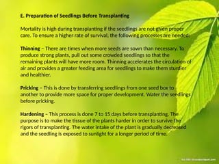 Elements to be observed in planting trees and fruit bearing trees.pptx