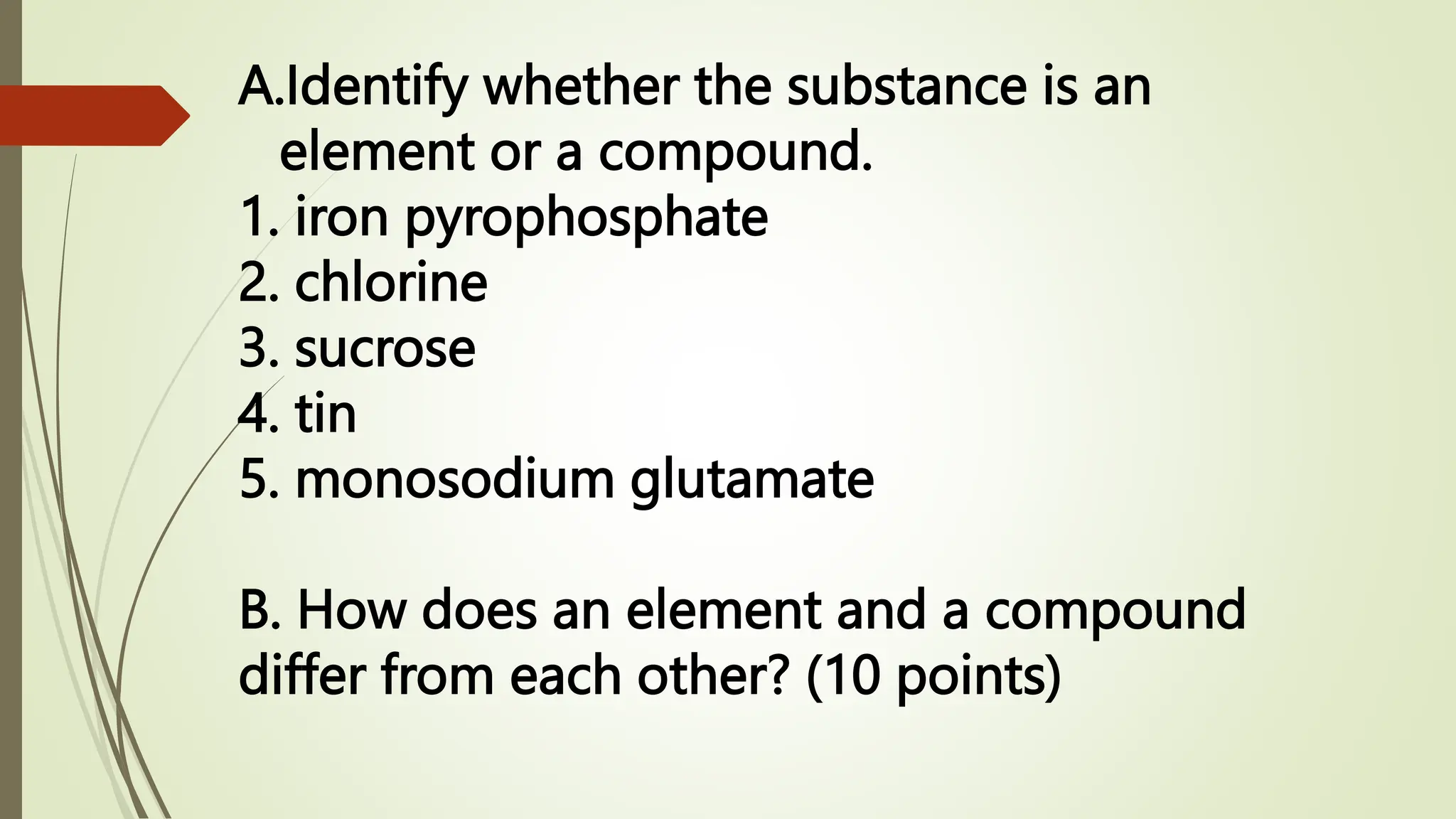 ELEMENTS VS COMPOUNDS.pptx | Chemistry | Science