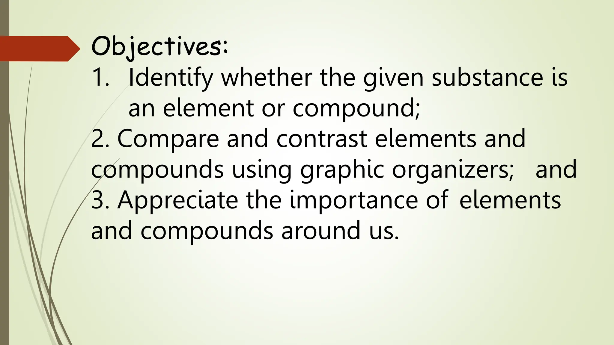 ELEMENTS VS COMPOUNDS.pptx | Chemistry | Science