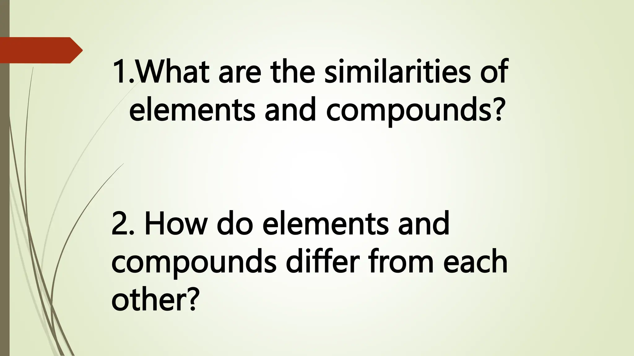 ELEMENTS VS COMPOUNDS.pptx | Chemistry | Science