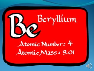 Element symbols 1 thru 12 | PPT