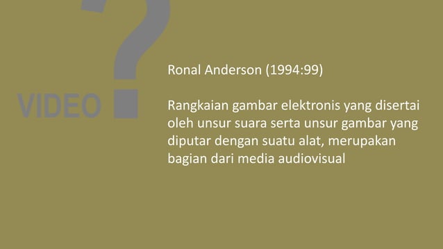 Elemen video dalam multimedia | PDF