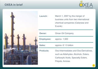Dr. Bernhard Herzog, Oxea GmbH – “Business Impact of a Supply Chain ...