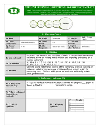 Elem instrumental_music_slo | DOCX | Music | Entertainment