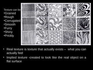 Easy Implied Texture Examples