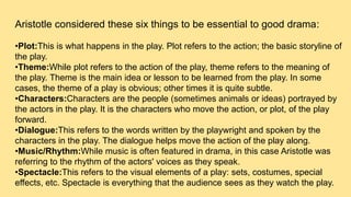 Elements of drama | PPTX