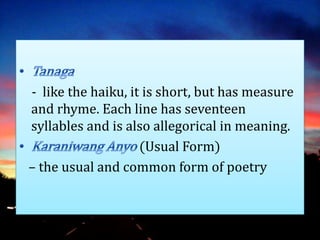 Japanese Period of the Philippine Literature | PPTX