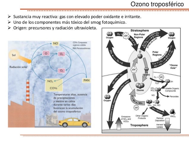 Efectos del ozono troposférico sobre la salud