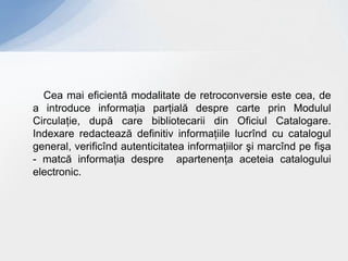 Elena Cristian. Codul de bare pe documentele bibliotecare: aspecte tehnologice. | PPT