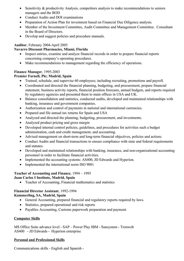 Elena Martin cv | PDF