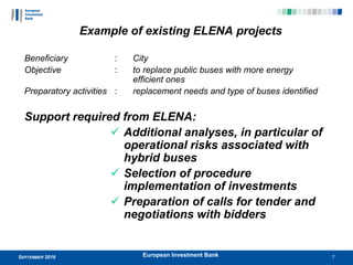 Elena technical assistance for transport projects | PPT