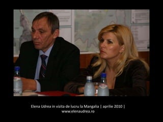 Elena Udrea in vizita de lucru la Mangalia | PPT
