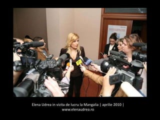 Elena Udrea in vizita de lucru la Mangalia | PPT