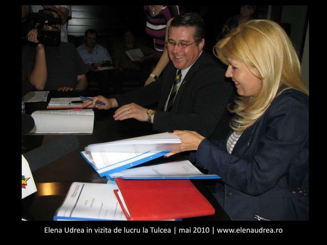 Elena Udrea in vizita de lucru la Tulcea | PPTX