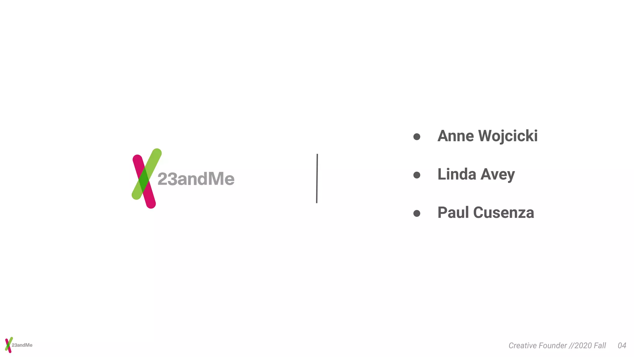 Elena Wang_23andMe presentation ppt_creative founder | PDF | Genetics | Science