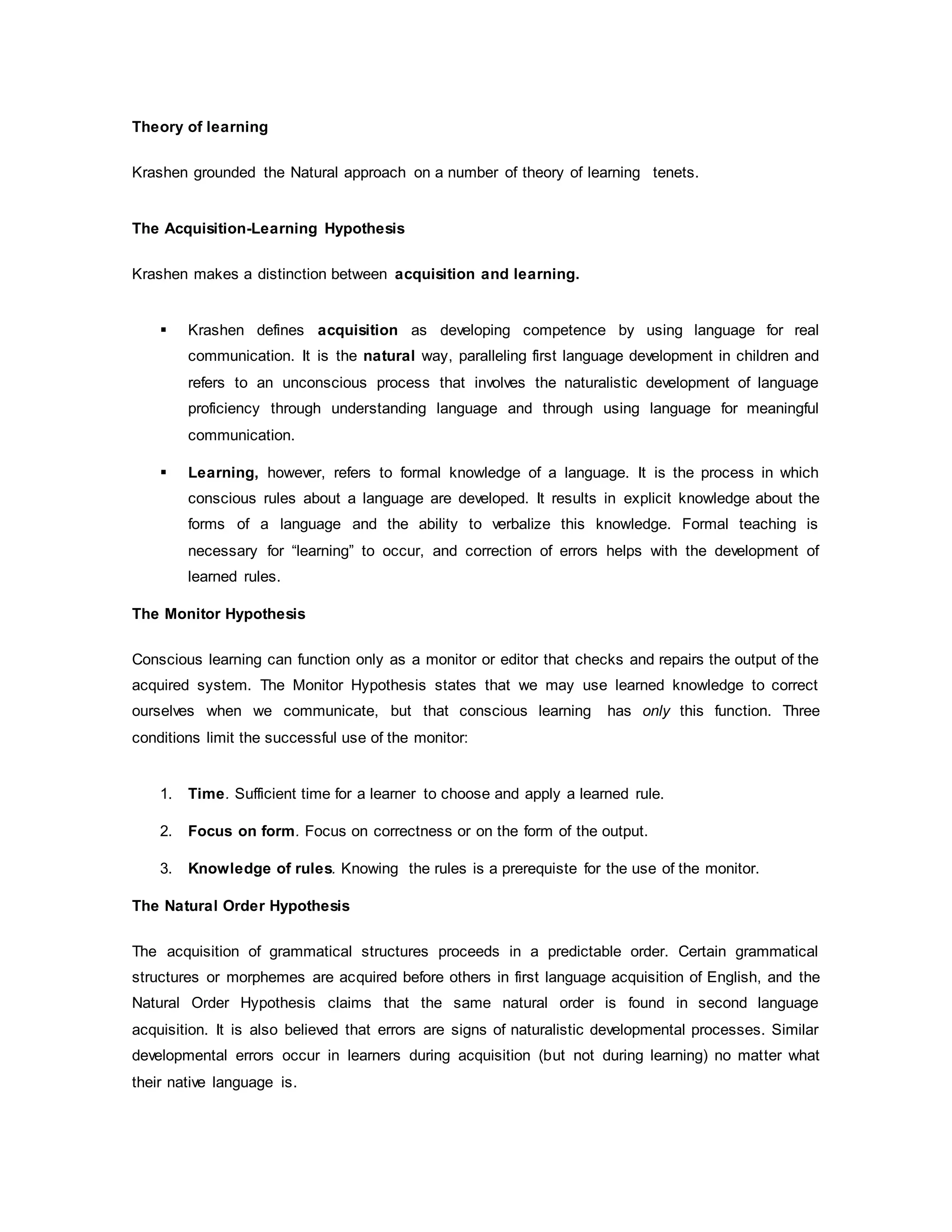 El enfoque natural | DOCX