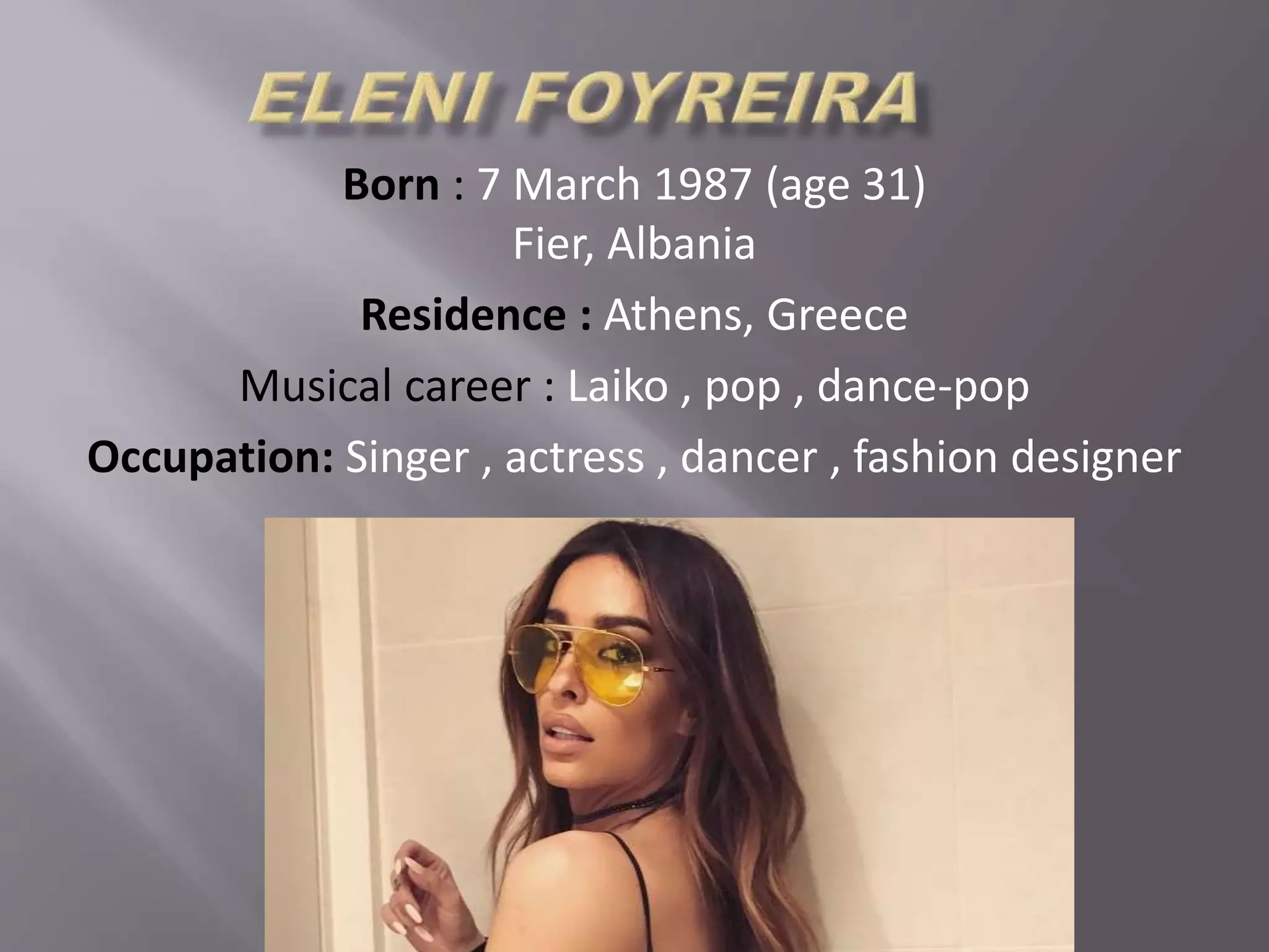 Eleni Foureira | PPTX