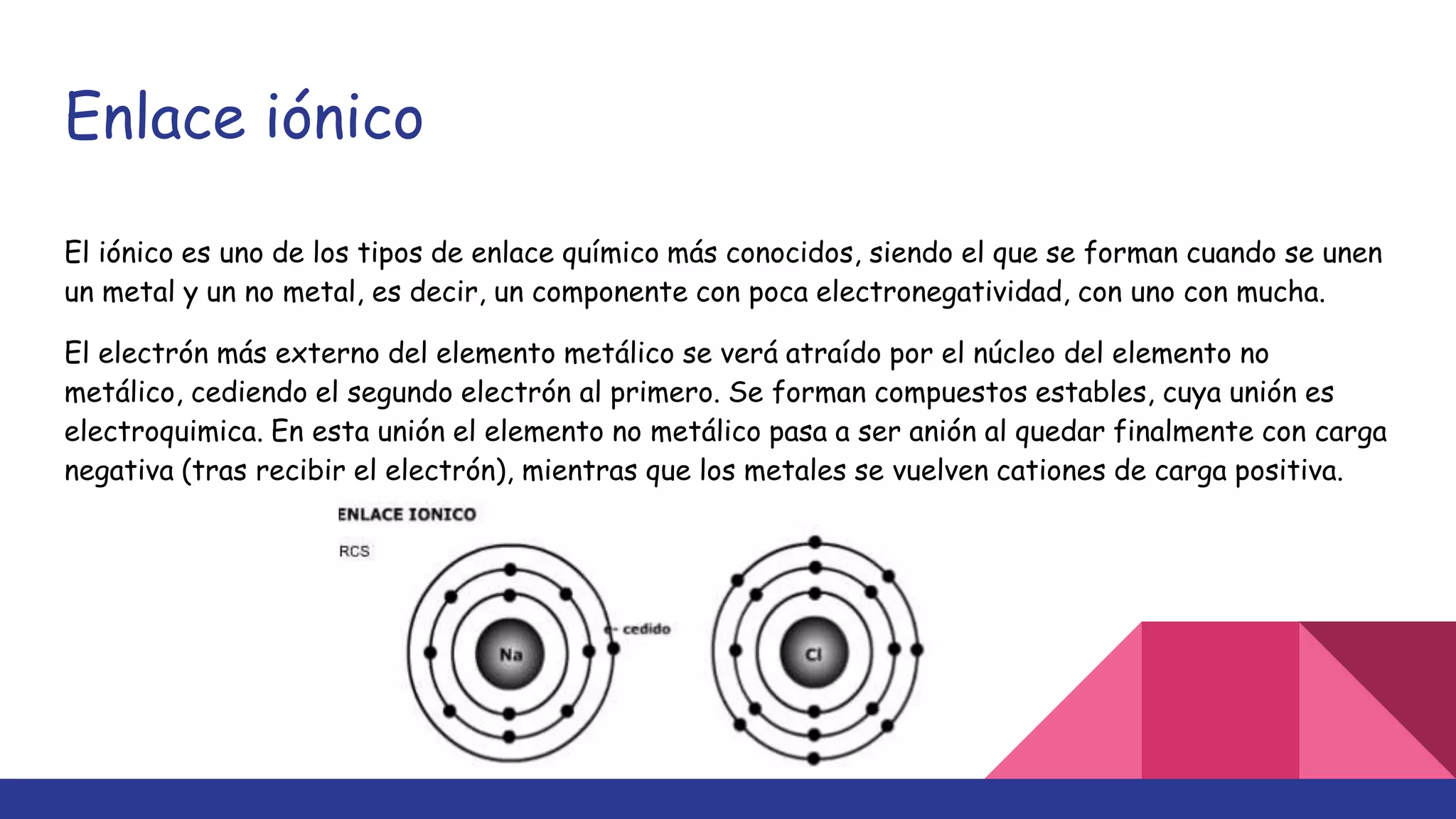 El enlace quimico | PPT
