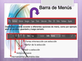 El entorno de photoshop cs6 | PPTX