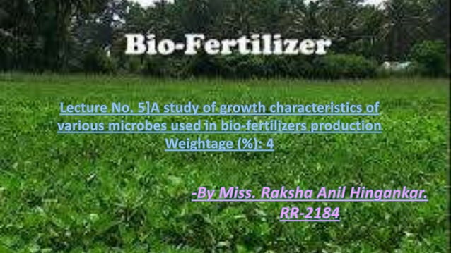 Biofertilizers | PPT