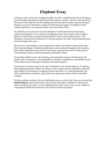 Elephant Essay.pdf
