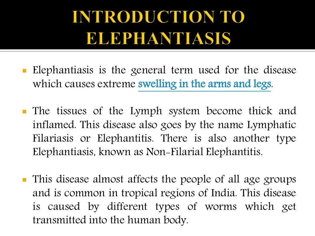 Elephantiasis Causes Symptoms Diagnosis And Treatment