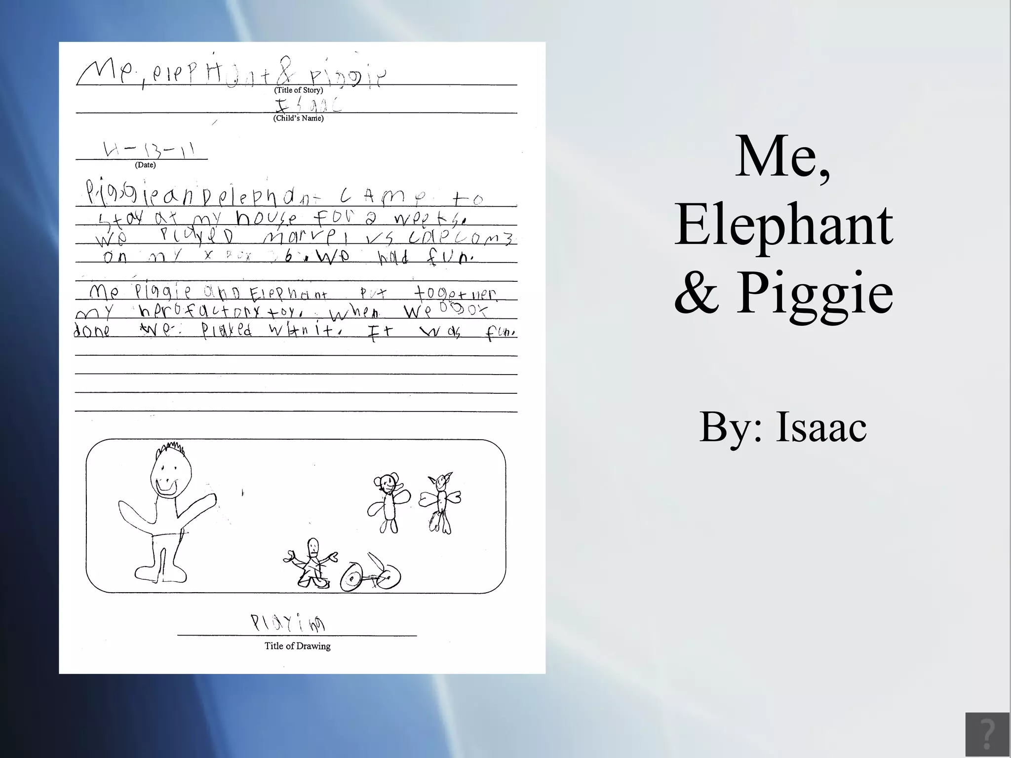 Elephant and Piggie Take Home Project | PPT